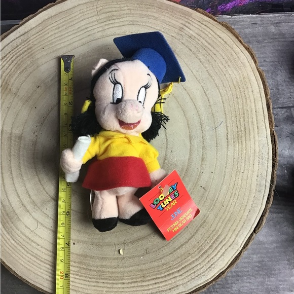 Warner Bros. | Toys | Looney Tunes Vintage Petunia Graduate Mini Bean ...